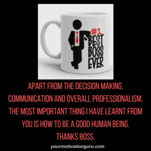 Top 10 Best Boss Appreciation Quotes and Thank You Messages For Boss
