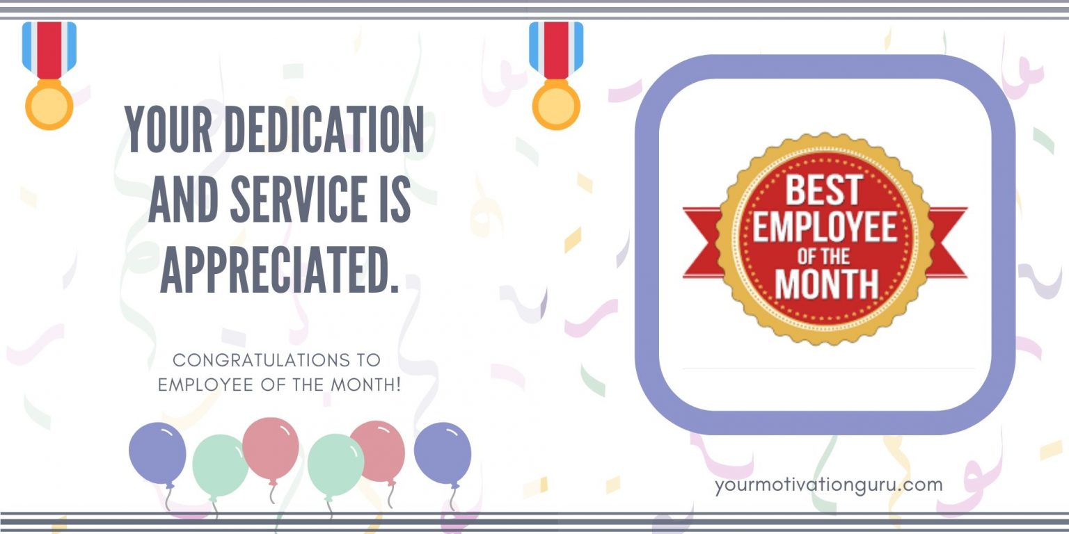 TOP 17 EMPLOYEE OF THE MONTH QUOTES