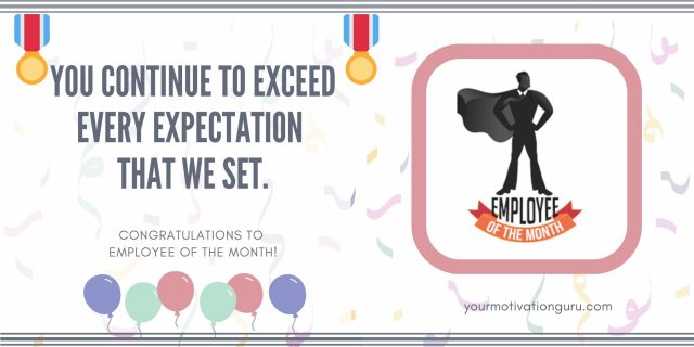 TOP 17 EMPLOYEE OF THE MONTH QUOTES
