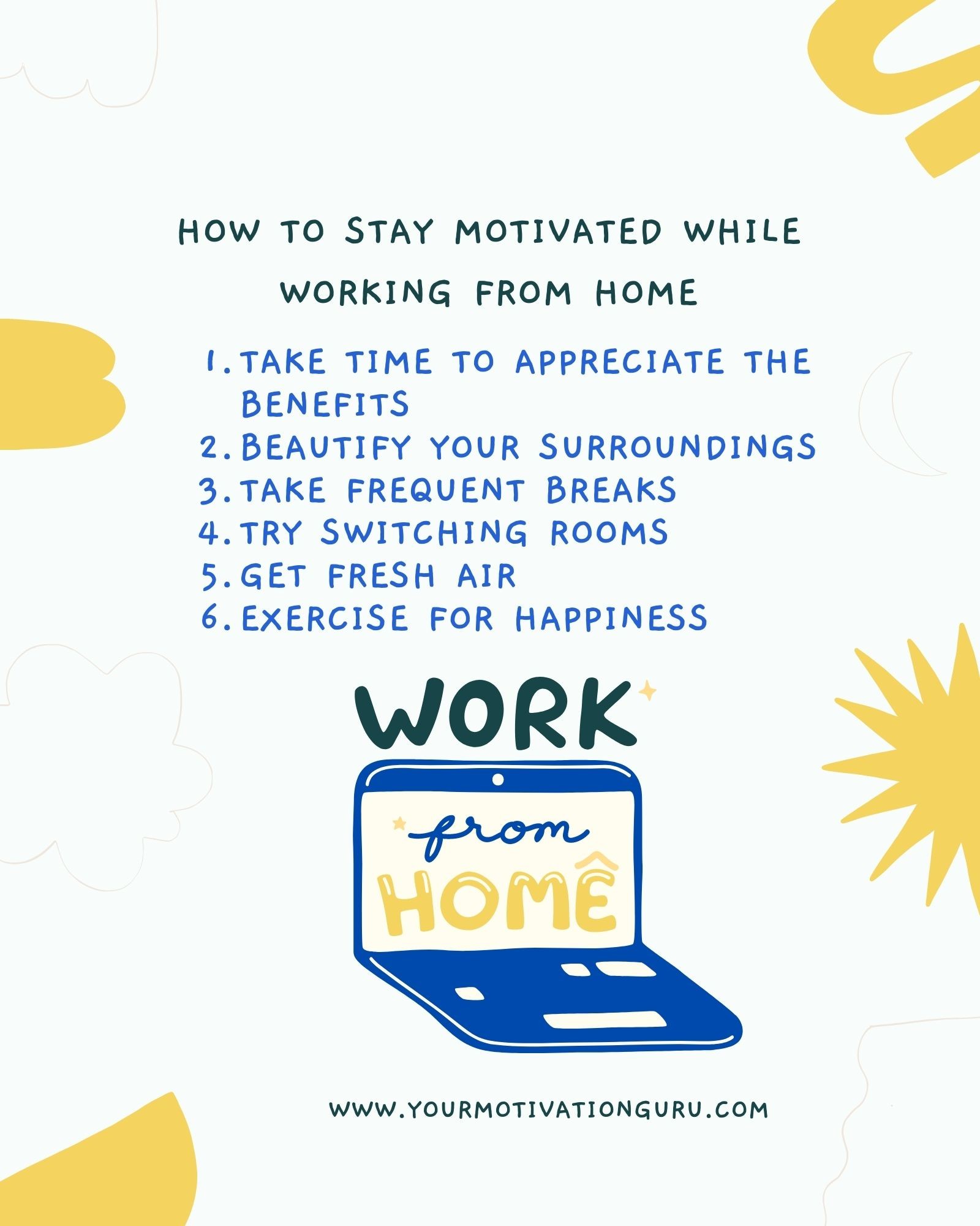 How to Stay Motivated While Working From Home